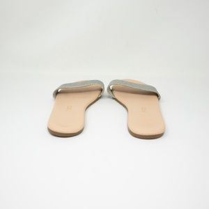 TKEES | Shoes | New Tkees Alex Glitter Sparkle Gold Neutral Open Toe ...